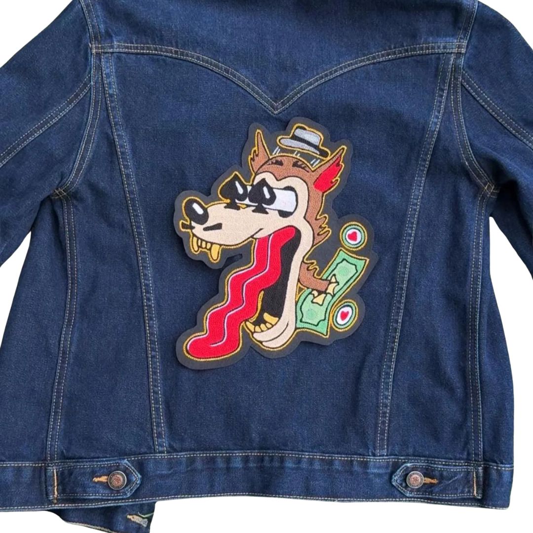 Ace of Spades Wolf Back Patch – Chainstitch Ghoul